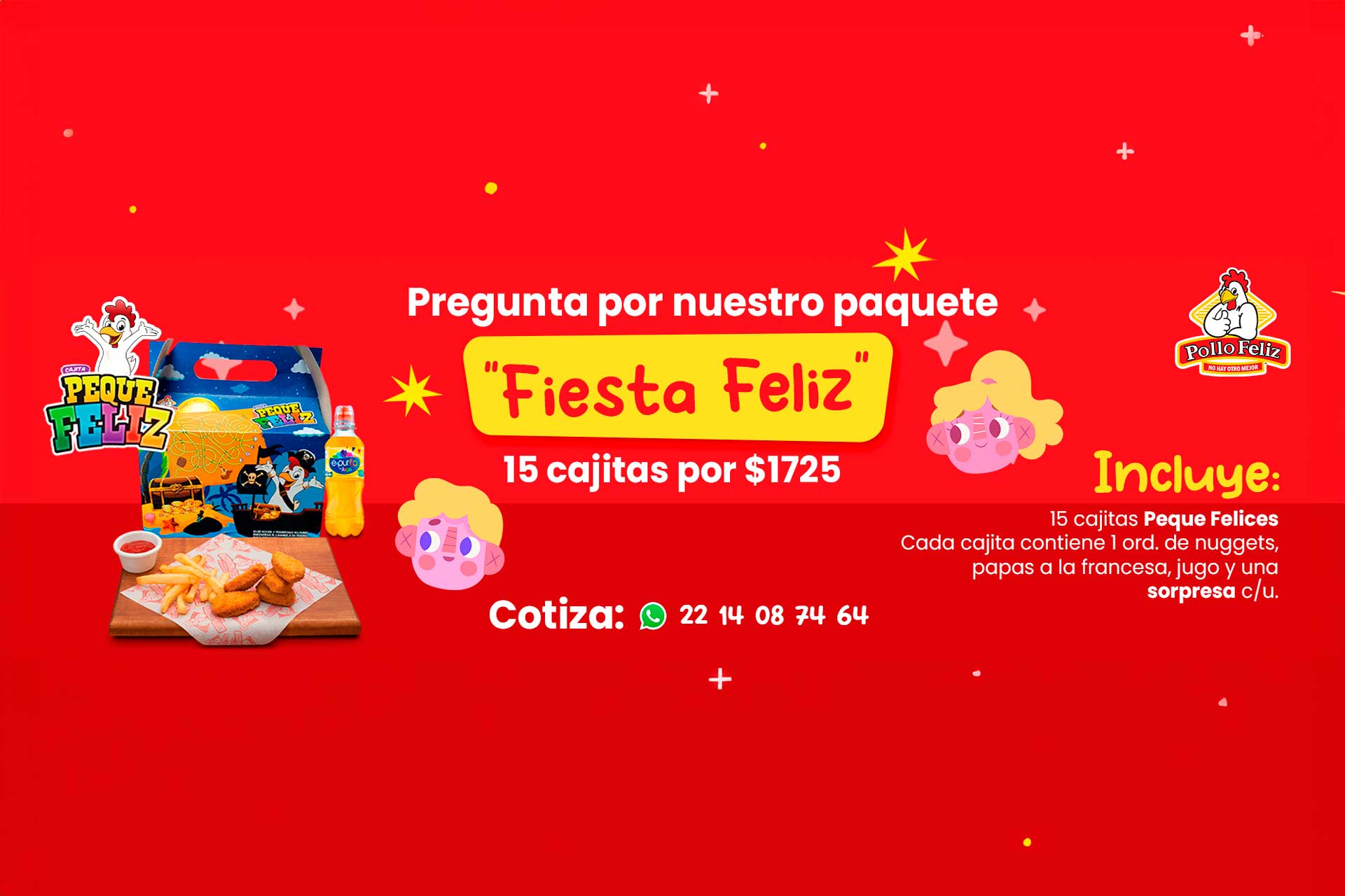 Menú – Pollo Feliz