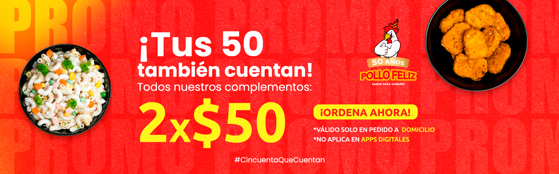 Menú – Pollo Feliz